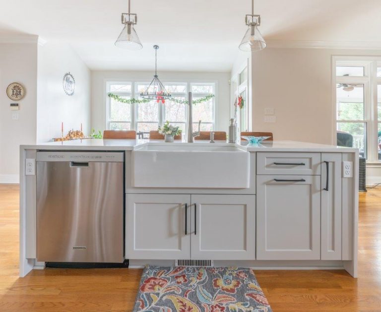 Waterfall Leg Kitchen | Freys Remodeling | Blog Post